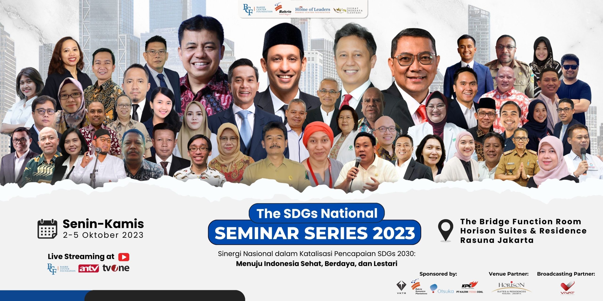 Seminar Nasional SDGs 2023 - BCF | Bakrie Center Foundation